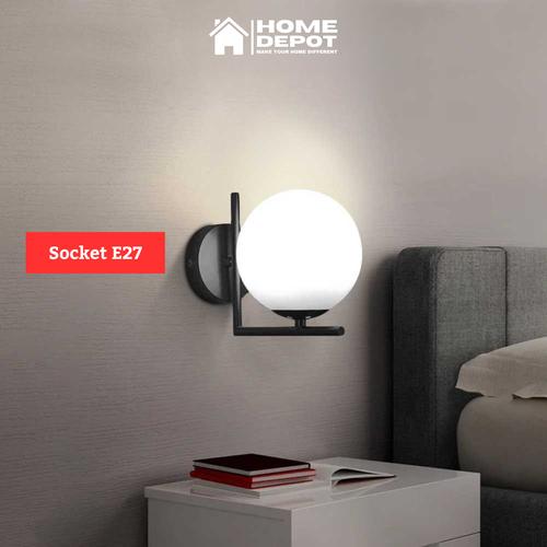Jual Fitting Lampu Dinding Hias Indoor Nordic Wall Lamp Socket Type E27 ...