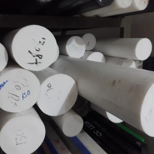 Jual Teflon PTFE Rod Batangan CUSTOM Tebal 6 8 10 15 20 25 30 35 40 45 ...