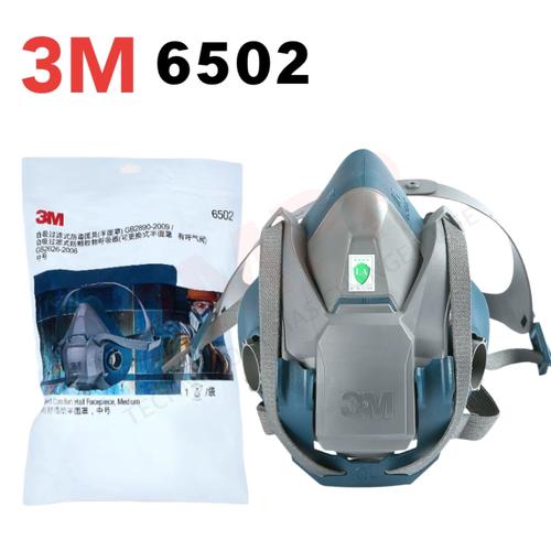 Jual 3M 6502 Masker Rugged Comfort Half Facepiece Respirator SERI ...