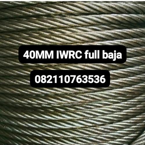 Jual kawat seling baja 40mm IWRC / wire rope 40 mm 6x36 iwrc /kawat seling promo promo - Kota ...