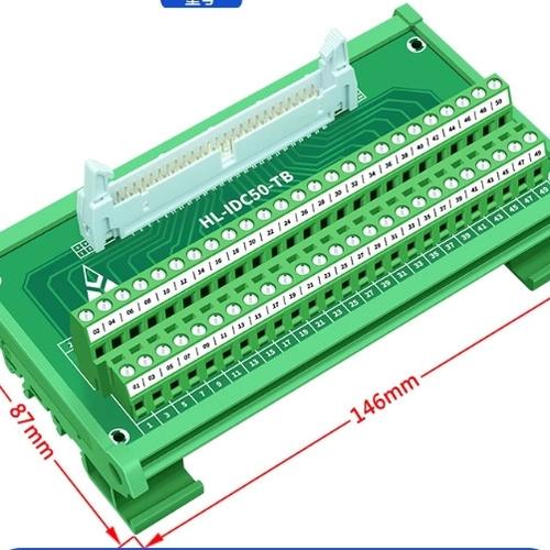 Jual IDC 50 PIN TERMINAL BLOCK PLC BRAKEOUT BOARD INTERFACE OMRON ...