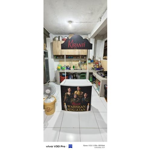 Jual NEW EVENT DESK /Meja promosi/ BOOTH PORTABLE PVC plus printing ...