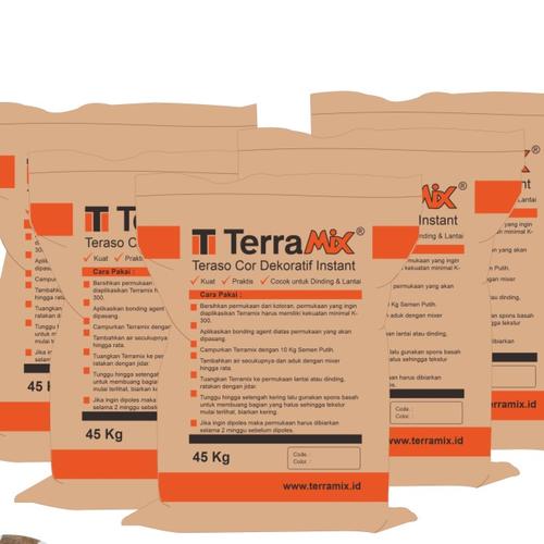 Jual TERRAMIX TERASO COR - FRANCO JAWA TENGAH - 45 KG - LANTAI DINDING ...