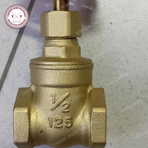Jual GATE VALVE KITZ 1/2 INCH KUNINGAN ASLI/GATE VALVE KUNINGAN/VALVE KITZ - Jakarta Barat ...