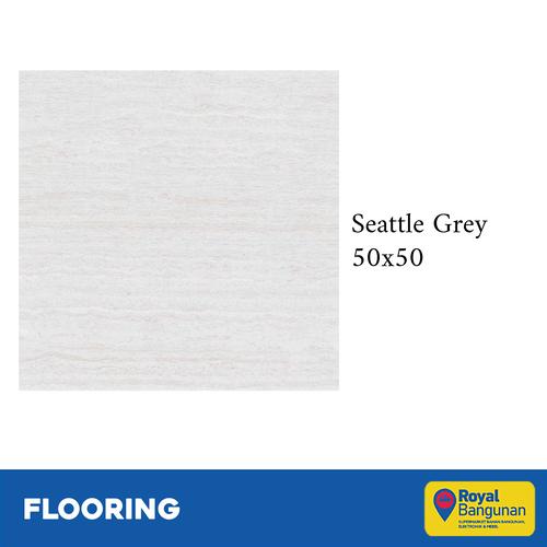 Jual Milan Keramik Seattle Grey 50x50 Keramik Lantai Motif Marble ...