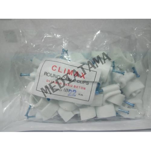 Jual KLEM KABEL LISTRIK PLASTIK PAKU BETON ASLI UKURAN NOMOR 22 (50pcs ...