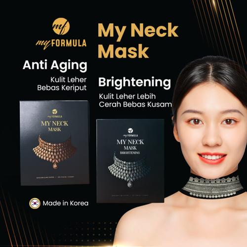 Promo MY FORMULA Masker Leher Mencerahkan Mengencangkan Neck Mask Skin ...