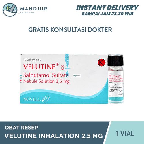 Jual Velutine Inhalation Solution 2.5 mg 1 Vial / Obat Asma Inhalasi ...