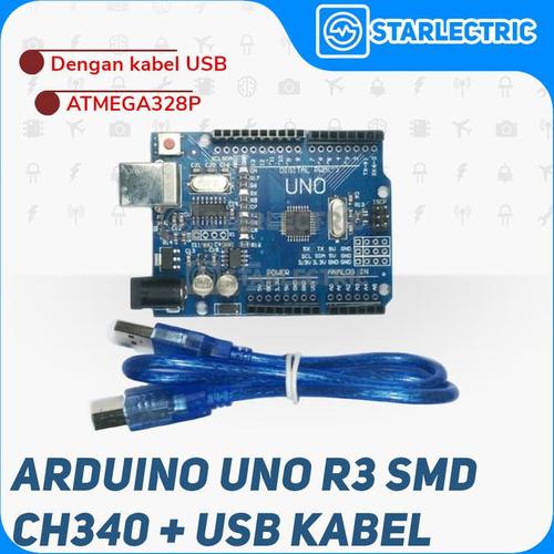 Jual ARDUINO UNO R3 CH340 CLONE + KABEL - Kota Bekasi - Fujistorem ...
