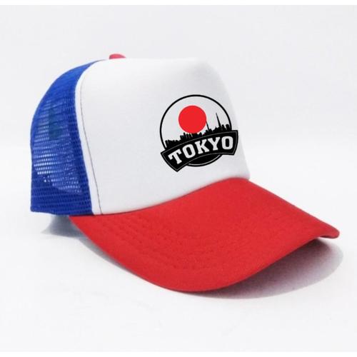 Jual Topi Trucker Jaring Hat Cap Distro JEPANG TOKYO JAPAN polos custom ...