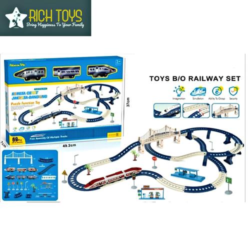 Jual Kereta Api Track Set / Kereta Cepat Whoosh KAI Bertingkat Panjang ...