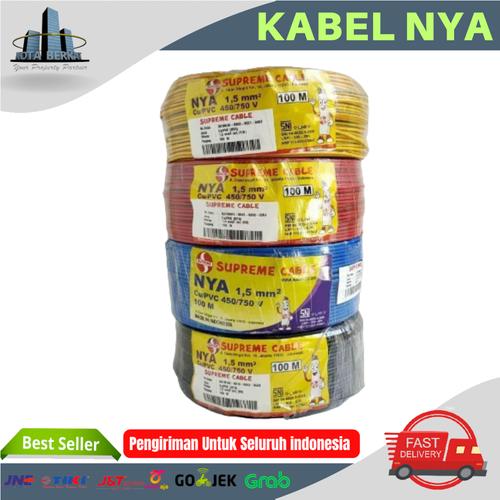Jual KABEL TUNGGAL SUPREME/ SUPREME CABLE "NYA" 1,5mm x 100M - Kota ...