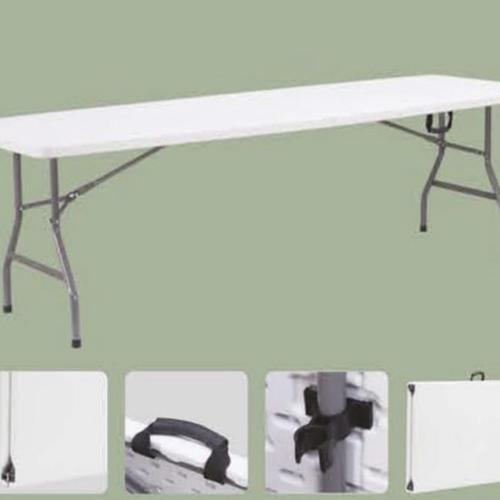 Jual Meja Lipat Fiber Uk.240cm / Meja Lipat Plastik / Meja Lipat ...