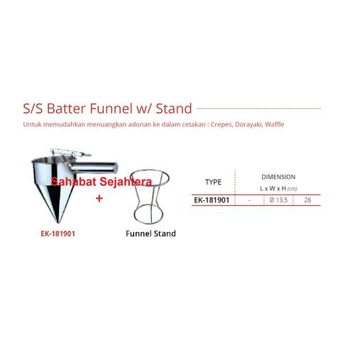 Jual TEMPAT ADONAN CREPES / S/S BATTER FUNNEL - EK-181901 - GETRA ...