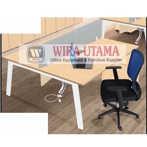 Jual Meja Partisi Kantor 2 Orang / Meja Penyekat 2 Orang / Meja Workstation 2 Orang / Meja Sekat ...