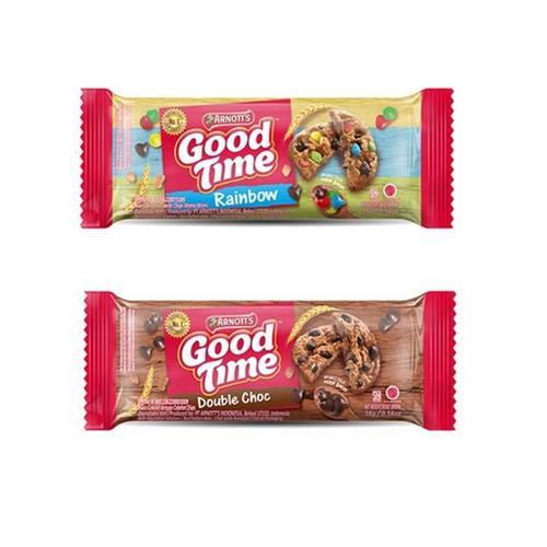 Jual GOOD TIME Chocohips Cookies 72gr 2 Varian Chocochips - Double ...