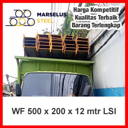 Jual WF 500 x 200 x 12 mtr SNI Lautan Steel / Besi IWF 500 Wide Flange ...