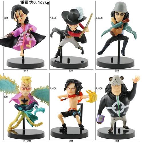 Jual Figure WCF One Piece The Great Pirates 100 Ace Marco Aokiji Mihawk ...