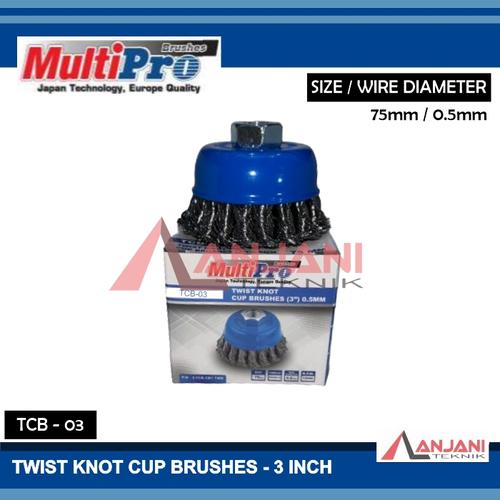 Jual MULTIPRO TCB-03 SIKAT MANGKOK KEPANG KAWAT BESI STAINLESS STEEL ...