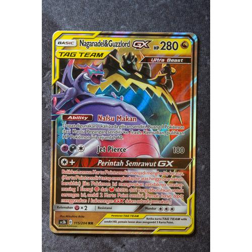 Jual Naganadel & Guzzlord GX RR AC3b Koleksi TAG TEAM Set B Kartu ...