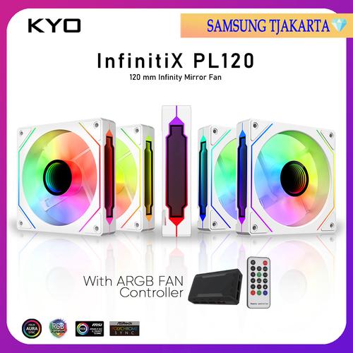 Jual KYO InfinitiX PL120 Fan ARGB 120mm ARGB Sync 3 in 1 / 5 in 1 Fan case ARGB - 1 Reverse ...