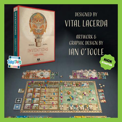 Jual Inventions: Evolution of Ideas Kickstarter Edition Board Game ...