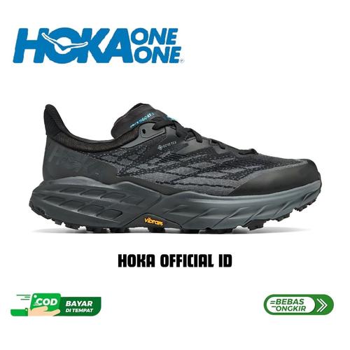 Jual SEPATU HOKA ONE ONE SPEEDGOAT 5 MEN'S TRAIL BLACK - 39 - Jakarta ...