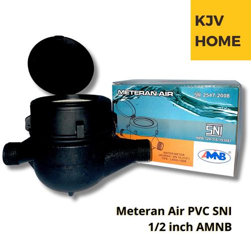 Jual Meteran Air PVC SNI 1/2 Inch / Meteran PAM PDAM 1/2” Dengan Flow ...