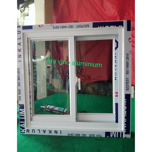 Jual ** jendela aluminium 60x60 sleding,merek inkalum,kaca 5mm,+palet ...