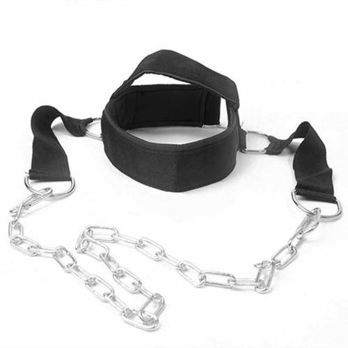 Promo EPROLO Head Harness Belt Neck Traps Weight Lifting Chain Fitness ...