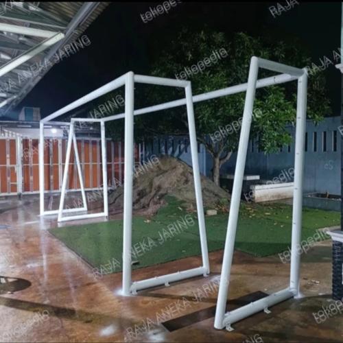 Promo Tiang gawang mini soccer 1set 2 Gawang+ jaring gawang - Kab ...