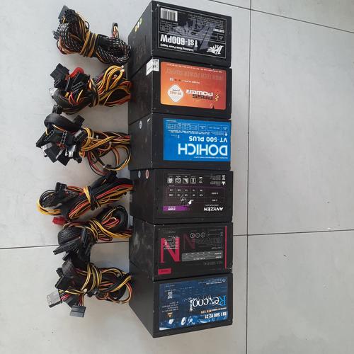 Jual PSU/POWER SUPLAY KOREA PURE 450-500Watt Merek campur power PCI-e ...