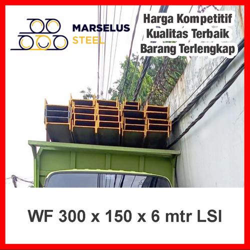 Jual WF 300 x 150 x 6 meter Besi IWF 300 Wide Flange Beams Lautan Steel ...