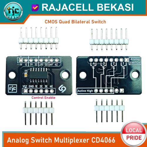 Jual CD4066 4-Channel Analog Digital Multiplexer Demultiplexer Switch ...
