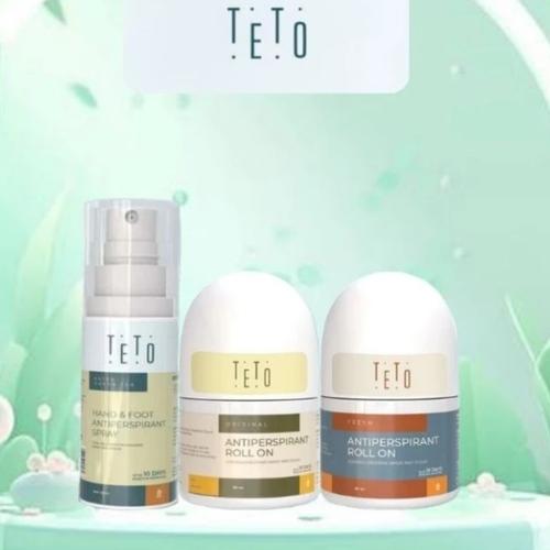 Jual TETO Antiperspirant Deodorant roll on 30 ml - hand and foot ...