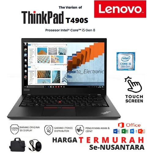 Jual laptop Touchscreen lenovo thinkpad T490S i5 8th RAM 16GB/SSD 512GB ...