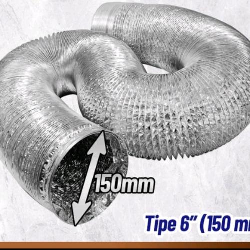 Jual Pipa Fleksibel Exhaust 6 Inch Flexible Ducting - Jakarta Timur ...