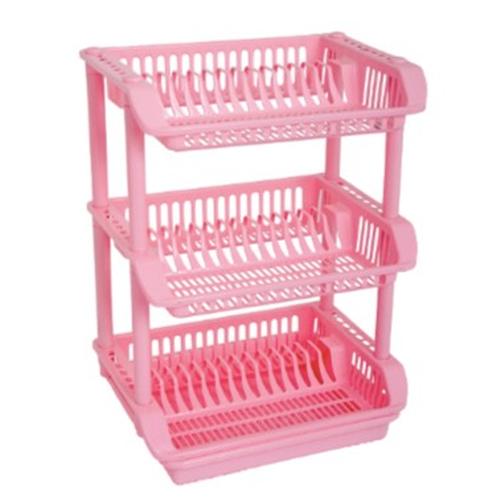 Jual Rak Piring Susun 3 Tempat Peniris Cuci Cucian Piring Gelas Dapur ...