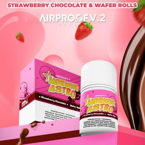 Jual Liquid Morning Astro V2 Strawberry Chocolate Wafer Rolls Botol ...