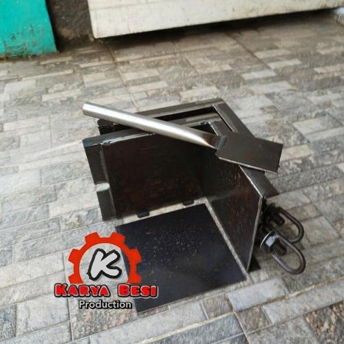 Jual Cetakan kubus beton//15x15x15cm full besi//Uji kualitas cor beton ...