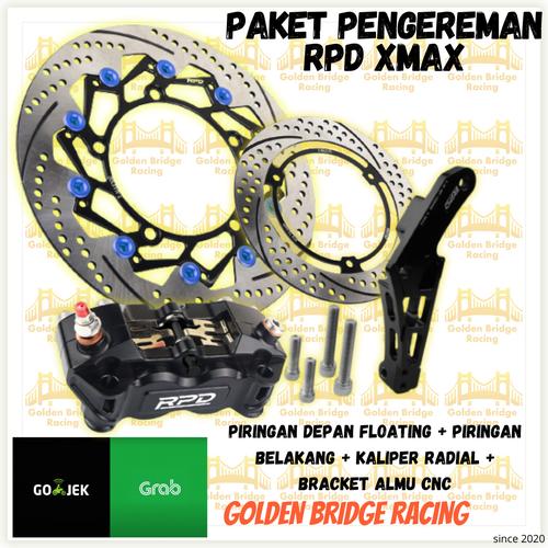 Jual Paket Piringan Disc Disk Cakram Pengereman RPD XMAX X-MAX depan ...