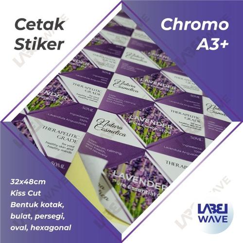 Jual Cetak Stiker Label Chromo A3+ | Stiker Kromo | Stiker Cromo ...