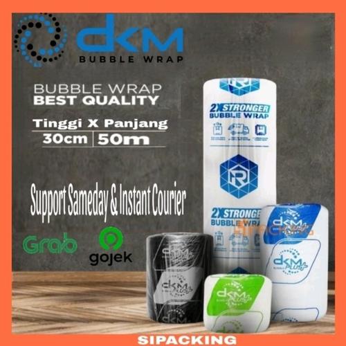 Jual BUBBLE WRAP BUBLE WARP PUTIH TRANSPARAN BENING HITAM TEBAL DKM+ ...