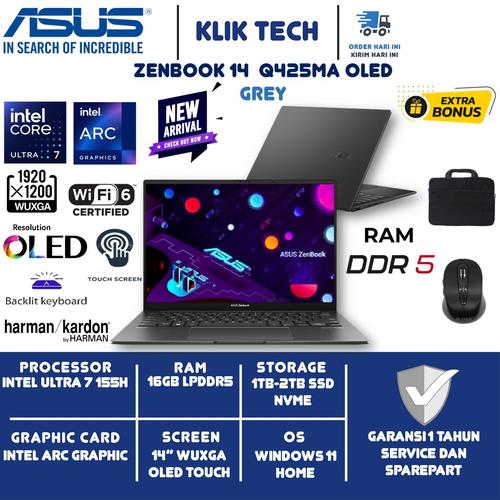 Jual Laptop Asus Zenbook 14 Q425MA Intel Ultra 7 155H 16Gb DDR5 2Tb ...