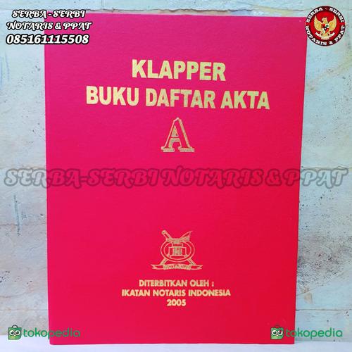 Jual BUKU KLAPPER DAFTAR AKTA KLAPPER DAFTAR AKTA NOTARIS ABJAD HURUF A ...