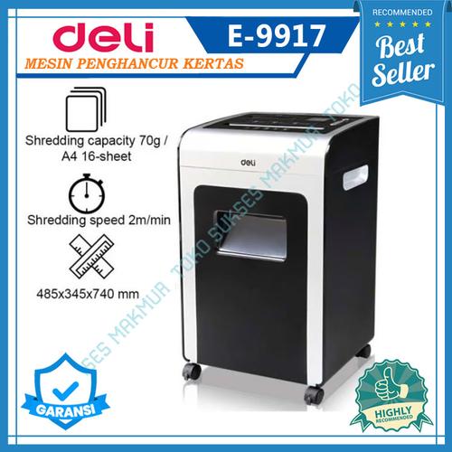 Jual PAPER SHREDDER DELI E9917-EU / Mesin Penghancur Kertas DELI E9917 ...