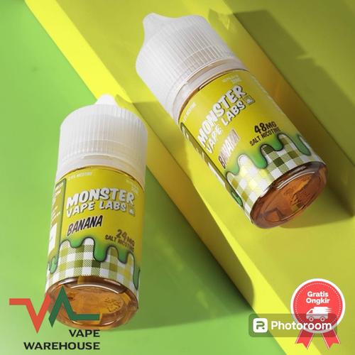 Jual Monster Vape Labs Banana Salt Nic USA 30ML by Jam Monster - 24MG ...