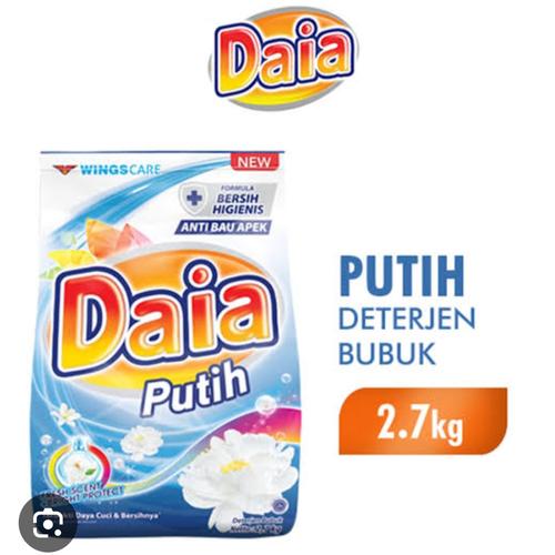 Jual DAIA 2,7KG PUTIH DETERGENT BUBUK - Kota Yogyakarta - Damai indah ...