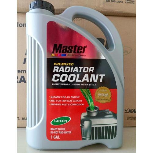 Jual NEW Master Radiator Coolant Premixed 4Liter/Air Radiator Master ...