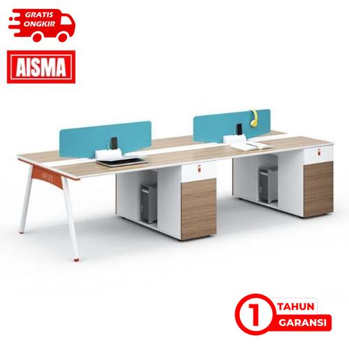 Jual AISMA Meja Kantor Modern YZ614 / Office Desk / Meja Kerja ...